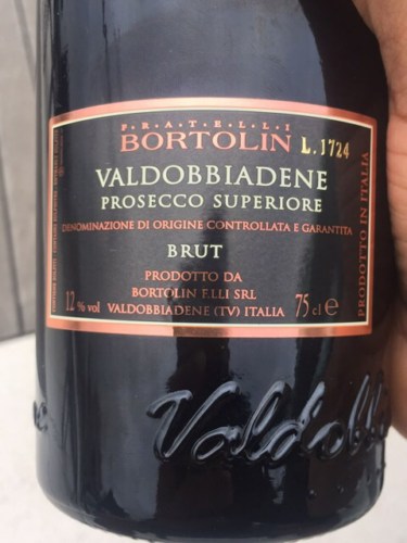 N.V. Fratelli Bortolin Valdobbiadene Prosecco Superiore Brut | Vivino ...