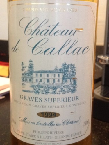 2021 Château de Callac Graves Supérieures | Vivino US