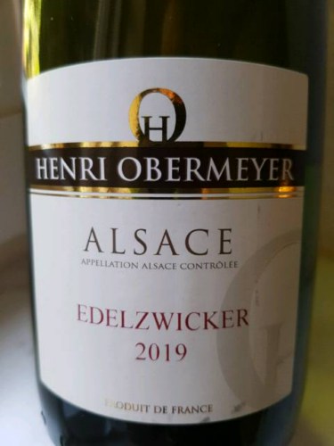 Henri Obermeyer Edelzwicker | Vivino US