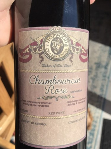 Hopwood Cellars Winery Chambourcin Rosé | Vivino US