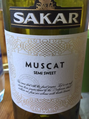 Domain Sakar Muscat Semi Sweet | Vivino US