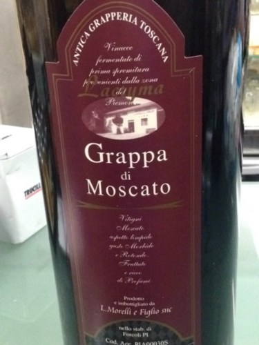 N.V. L. Morelli e Figlio Lacryma Grappa di Moscato | Vivino US