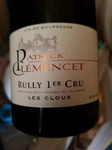 Patrick Clémencet Rully 1er Cru 'Les Cloux' | Vivino US