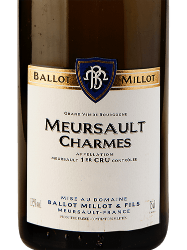 2018 Ballot Millot Meursault 1er Cru 'Charmes' | Vivino US