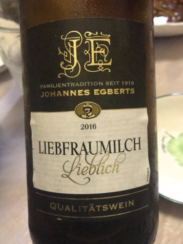 Johannes Egberts Liebfraumilch Lieblich | Vivino Hong Kong