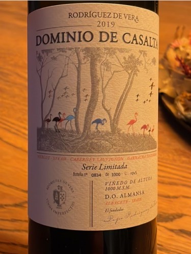Rodríguez de Vera Dominio de Casalta Serie Limitada | Vivino US