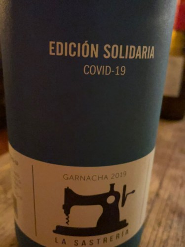 La Sastrería Edición Solidaria Garnacha | Vivino US
