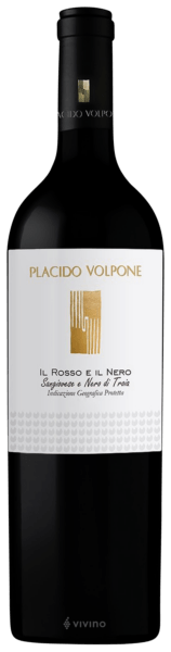 Placido Volpone Il Rosso e Il Nero Sangiovese - Nero di Troia | Vivino ...