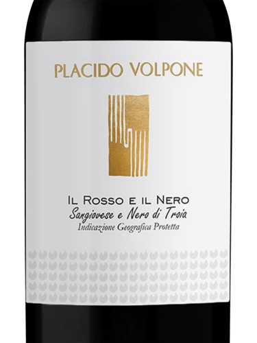 Placido Volpone Il Rosso e Il Nero Sangiovese - Nero di Troia | Vivino ...