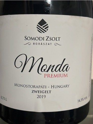 Somodi Zsolt Borászat Monda Premium Zweigelt | Vivino US