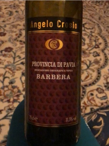 Angelo Crosio Provincia di Pavia Barbera | Vivino US