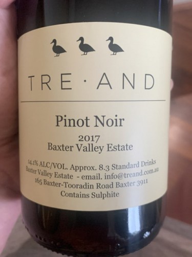 TreAnd at Baxter Valley Estate Pinot Noir | Vivino US