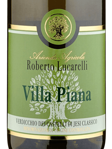 2015 Roberto Lucarelli Villa Piana Verdicchio dei Castelli di Jesi ...