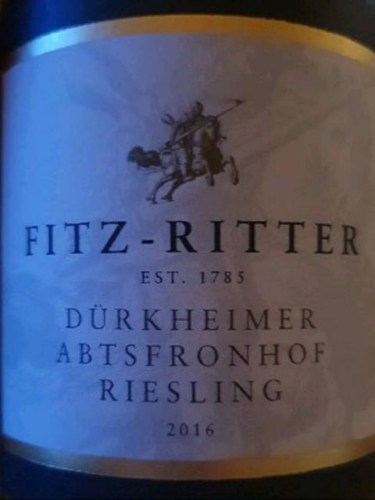 Fitz-Ritter Dürkheimer Abtsfronhof Riesling | Vivino Australia