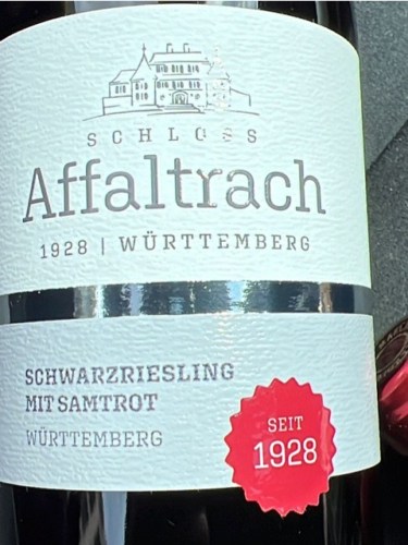 Schloss Affaltrach Schwarzriesling - Samtrot | Vivino US