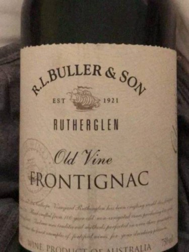 Buller Wines Old Vine Frontignac | Vivino US