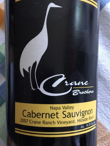 Crane Brothers Crane Ranch Vineyard Hillside Block Cabernet Sauvignon ...