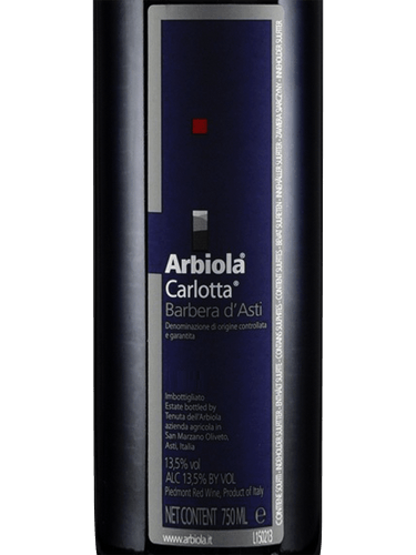 Arbiola Carlotta Barbera d'Asti Superiore | Vivino España
