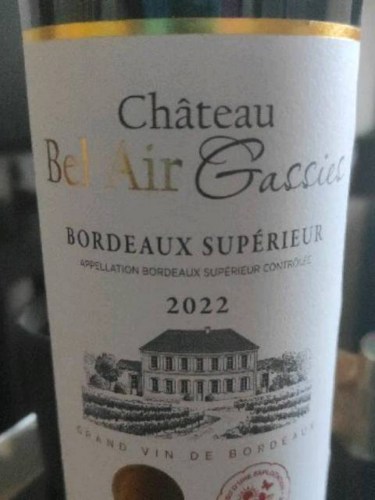 Château Bel Air Gassies Bordeaux Supérieur | Vivino US