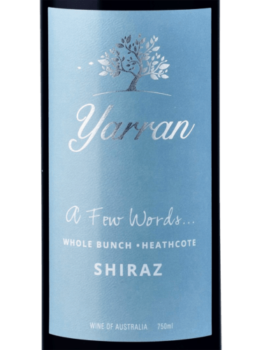 Yarran A Few Words Shiraz | Vivino Australia