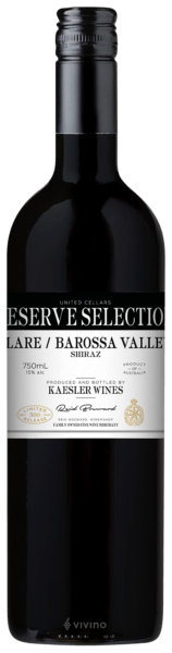 United Cellars Reserve Selection Shiraz by Kaesler Wines | Vivino Australia