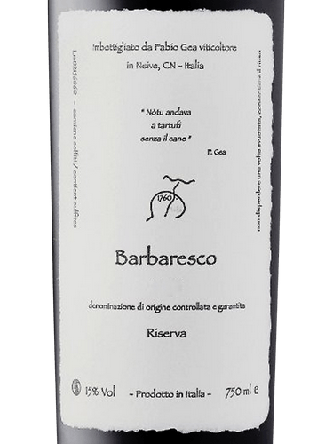 2014 Fabio Gea Barbaresco Riserva | Vivino US