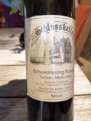 Otto Kallfel Schlosskeller Schwarzriesling Trocken Merler Adler | Vivino US