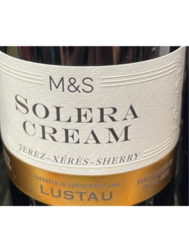 Marks & Spencer Lustau Solera Cream | Vivino English