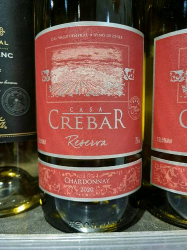 Casa Crebar Reserva Chardonnay | Vivino Brasil