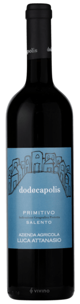 2017 Luca Attanasio Dodecapolis Primitivo | Vivino US