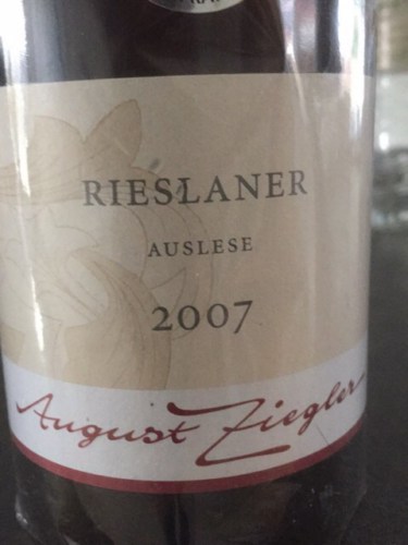 August Ziegler Rieslaner Auslese | Vivino Australia