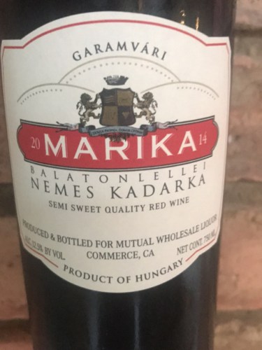 Garamvári Szőlőbirtok Marika Nemes Kadarka Semi Sweet | Vivino US