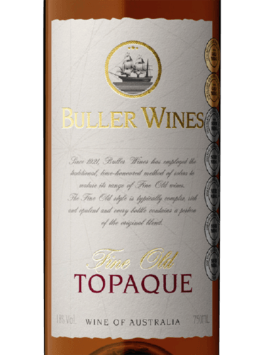 N.V. Buller Wines Fine Old Topaque | Vivino Canada
