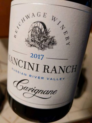 Reichwage Mancini Ranch Carignane | Vivino English