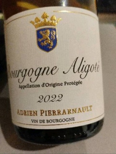 Adrien Pierarnault Bourgogne Aligoté | Vivino US