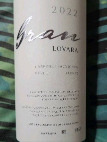 2023 Lovara Gran Tinto | Vivino US