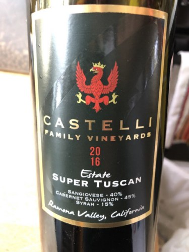 Castelli Family Vineyards Estate Super Tuscan | Vivino US