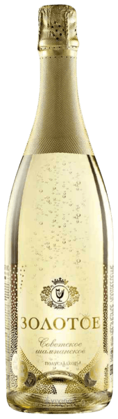 Minsk Sparkling Wines Factory Советское Шампанское "Золотое" Semi-Sweet ...
