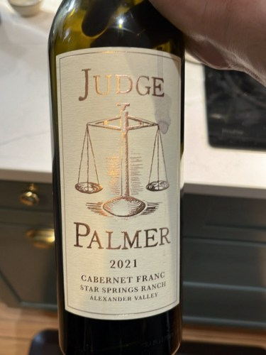 Judge Palmer Star Springs Ranch Cabernet Franc | Vivino US