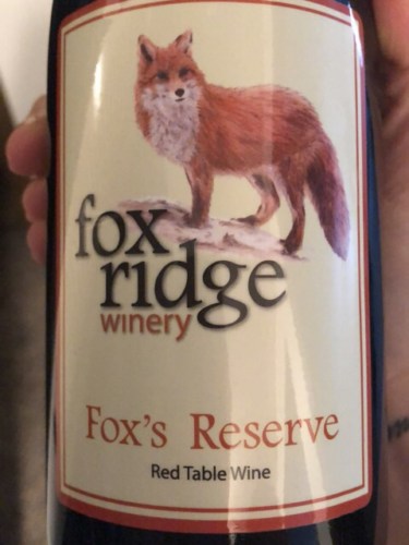 Fox Ridge Winery Fox's Reserve | Vivino US