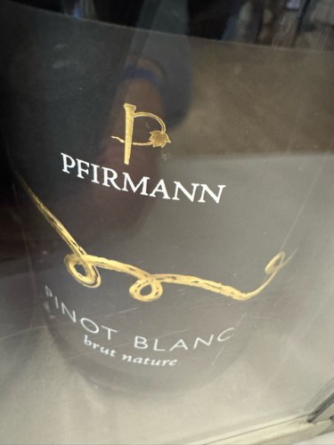 Pfirmann Pinot Blanc Brut Nature | Vivino 日本