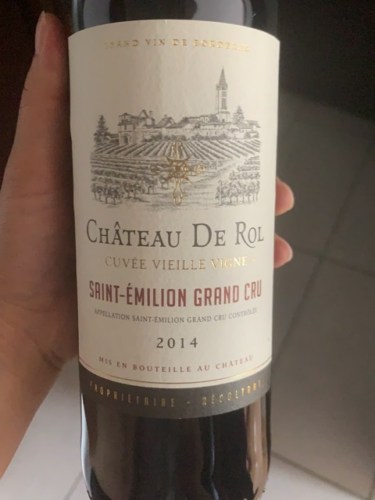 Château de Rol (FR) Cuvée Vieilles Vigne Saint-Émilion Grand Cru ...