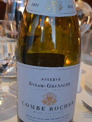 Combe Rocher Reserve Syrah - Grenache | Vivino US