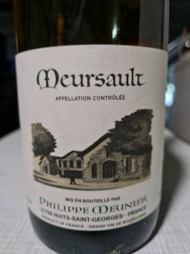 Philippe Meunier Meursault | Vivino US