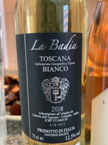 Fattoria dell'Agresto di Gasparri La Badia Toscana Bianco | Vivino English