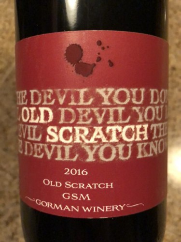 Gorman Winery Old Scratch GSM | Vivino US
