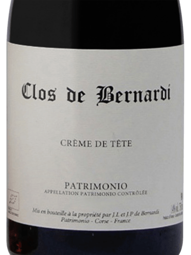 J.L. de Bernardi Clos de Bernardi Crème de Tête | Vivino Français