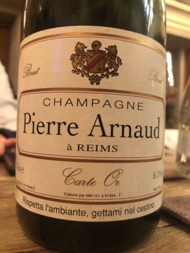 Pierre Arnaud Champagne Carte Or Brut Reims | Vivino English