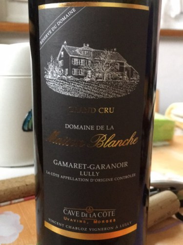 Cave de la Côte Domaine de la Maison Blanche Grand Cru Gamaret ...