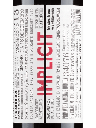 Jorge Rosa Santos Implicit Tinto | Vivino US